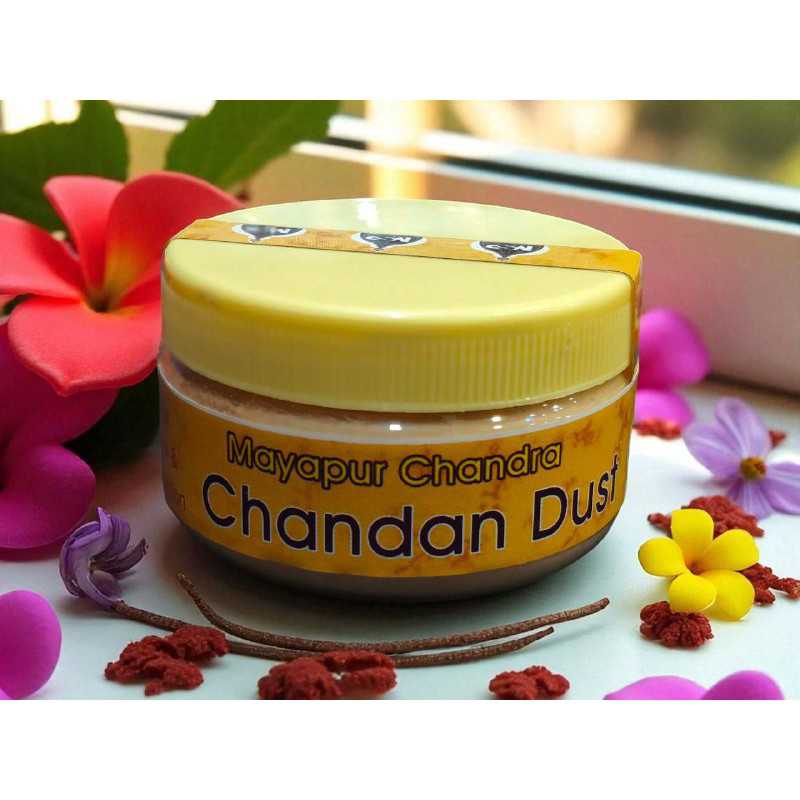 Mayapur Chandra Chandan Dust 200g – Pure Sandalwood for Tilak & Pooja